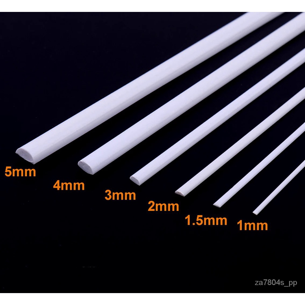 Newly launched Length 250mm ABS Plastic Half Round Bar Solid Semicircle ...