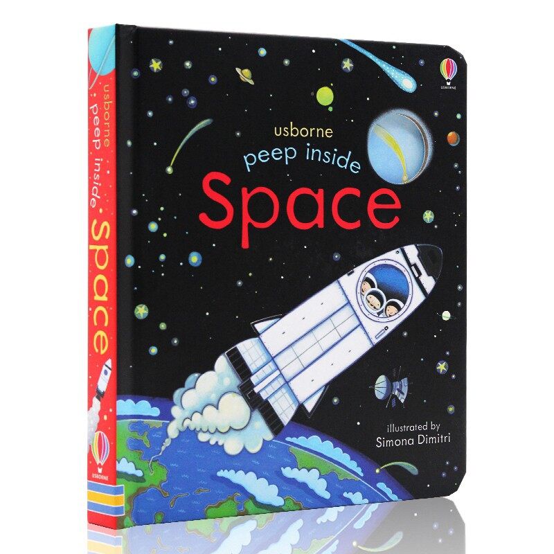 Usborne Peep Inside Space Board Book Activity Book Story Book Bedtime ...