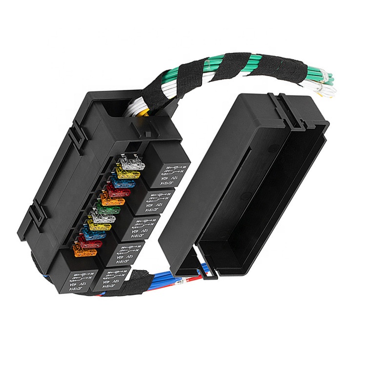 Hot Wiring Harness 11 way Relay Fuse Box 6 way 12V Relay Holder Box ...