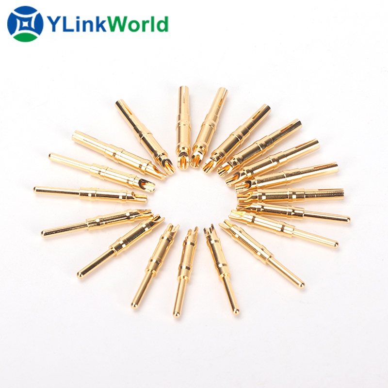 pogo pin headers low profile high power battery jig brass test probe ...