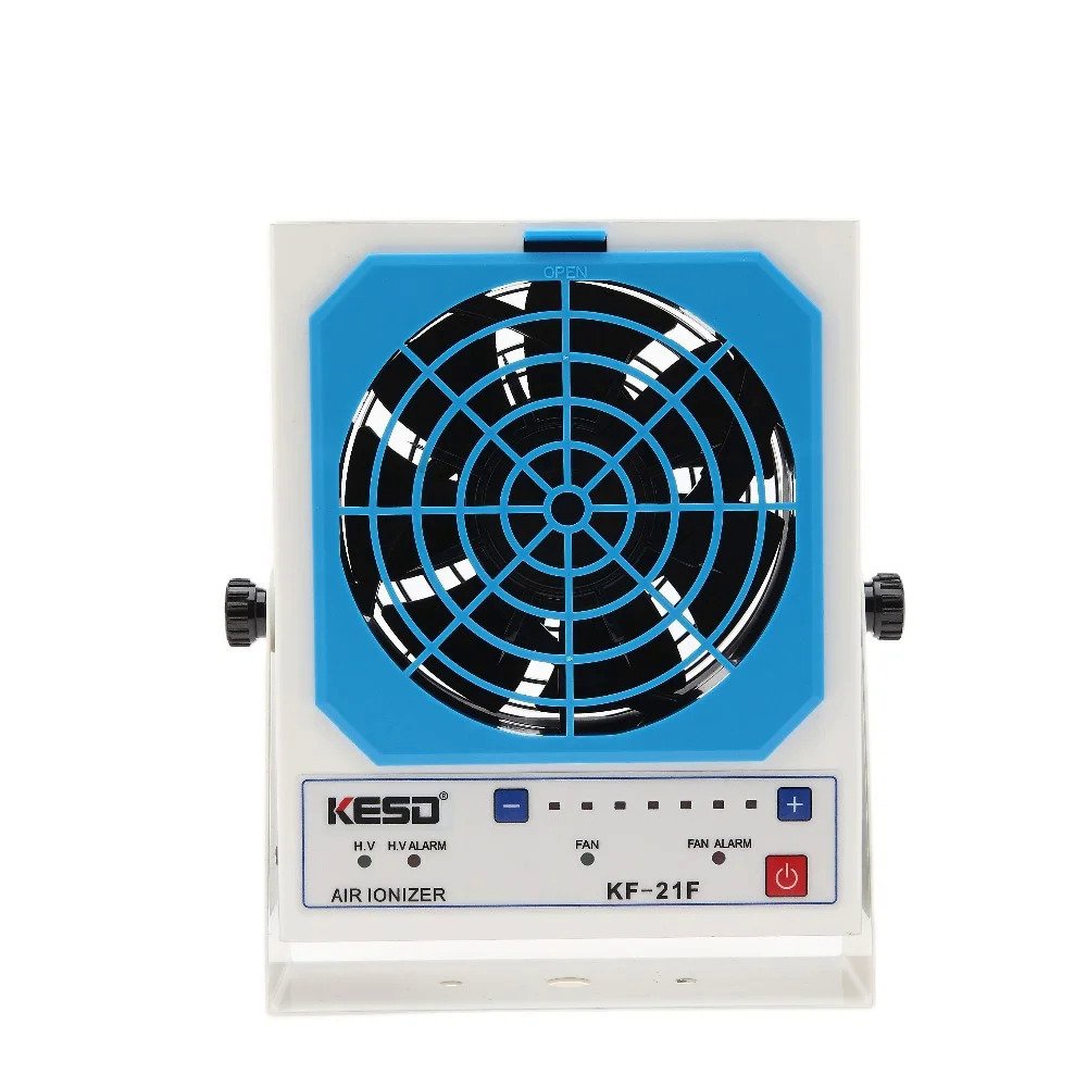 KF-21F High Frequency Anti Static ionizer Fan ESD Ionizing Air Blower ...