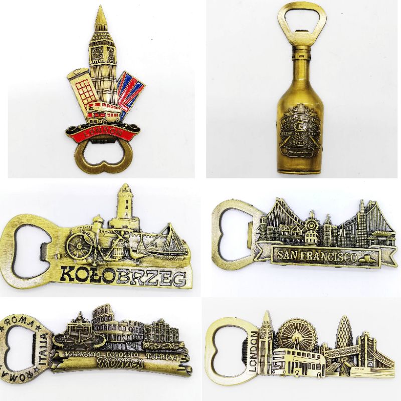 3D Metal Ref Magnet Souvenir Bottle Opener Fridge Magnet Giveaway ...