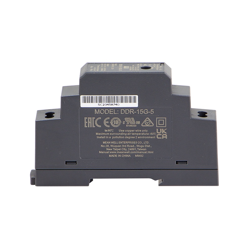 Meanwell 15W DIN Rail Type DC DC Ultra Wide Input Range DDR-15G-3.3 ...