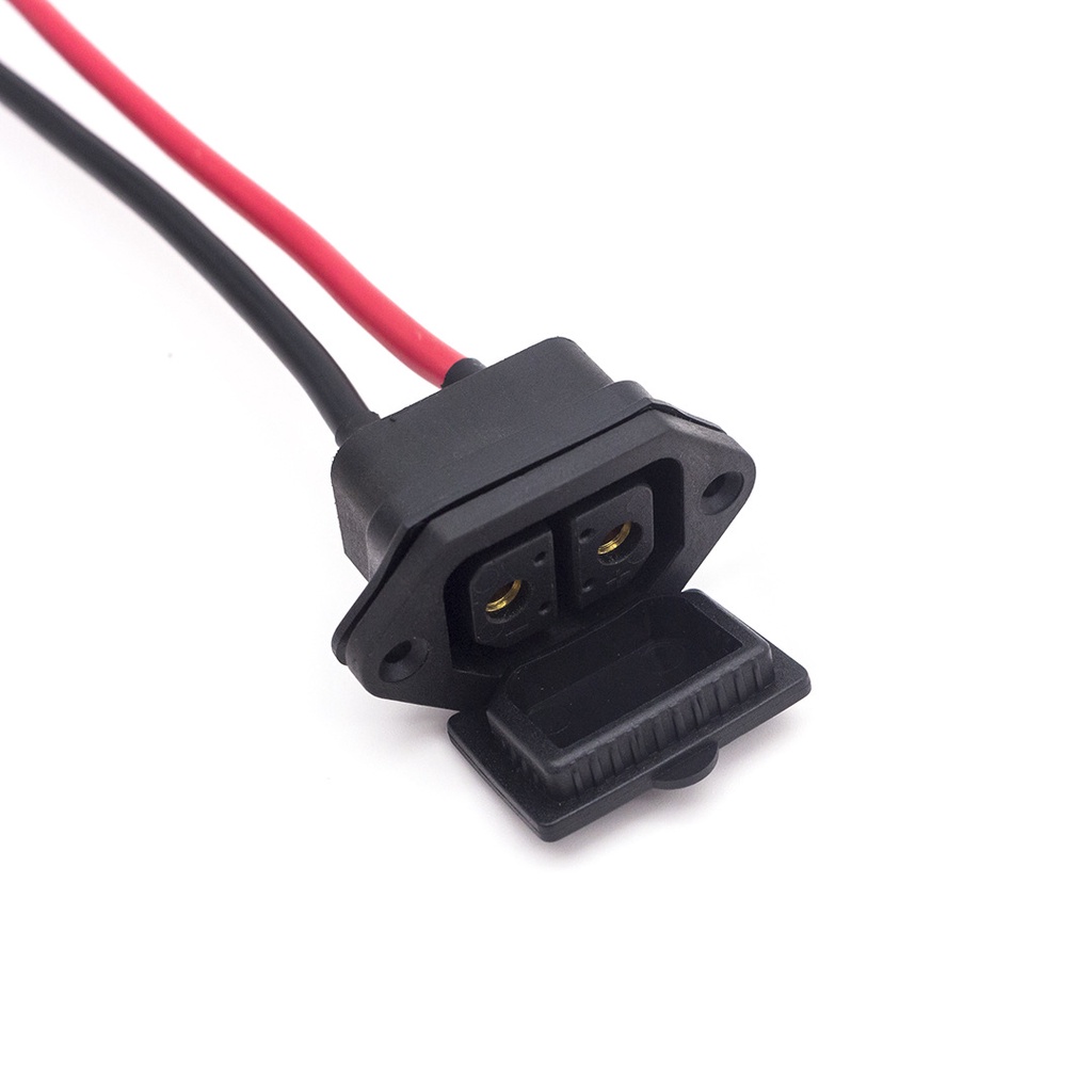 Electric Vehicle 2+4 Female Socket Connector Cable With Silicone cover ...