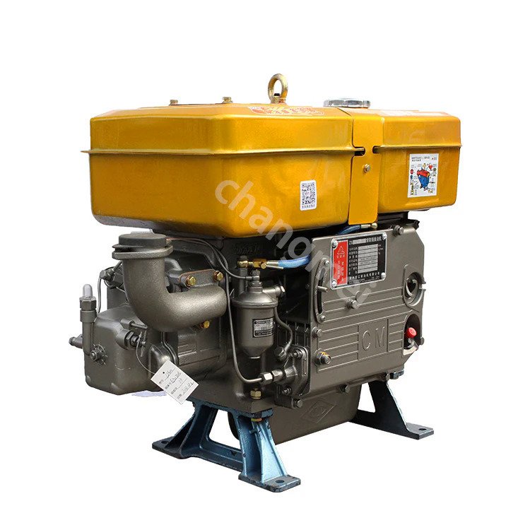 zs1125 Water-cooled electric start single cylinder diesel engine 28hp ...