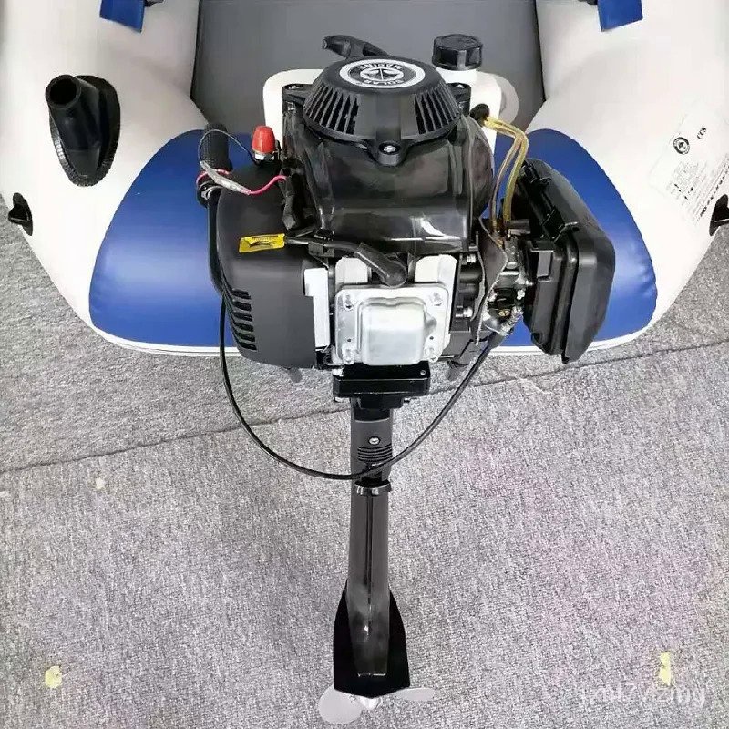 Solar Marine 4 Stroke 4 HP Motor Air-cooled Outboard Gasoline Motor ...