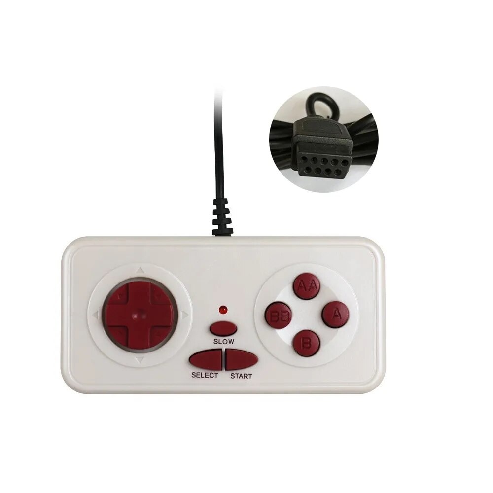 7 Pin /9 Pins Plug Cable GamePad Game Controller 8 bit Video Game ...