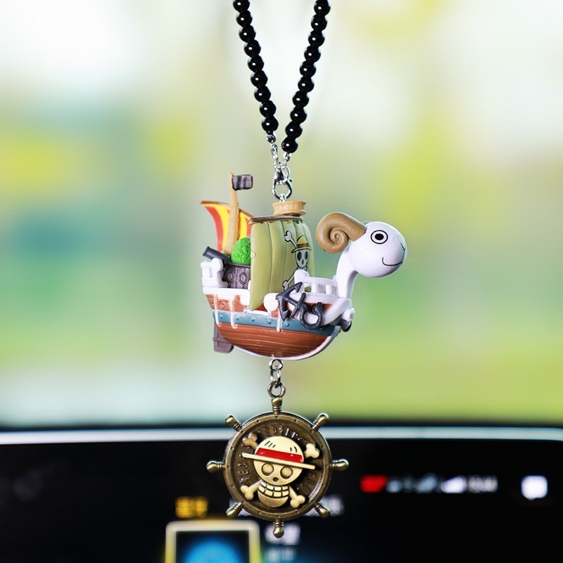 One Piece Car Pendant Action Figure Pirates Boat Going Merry/ Thousand ...