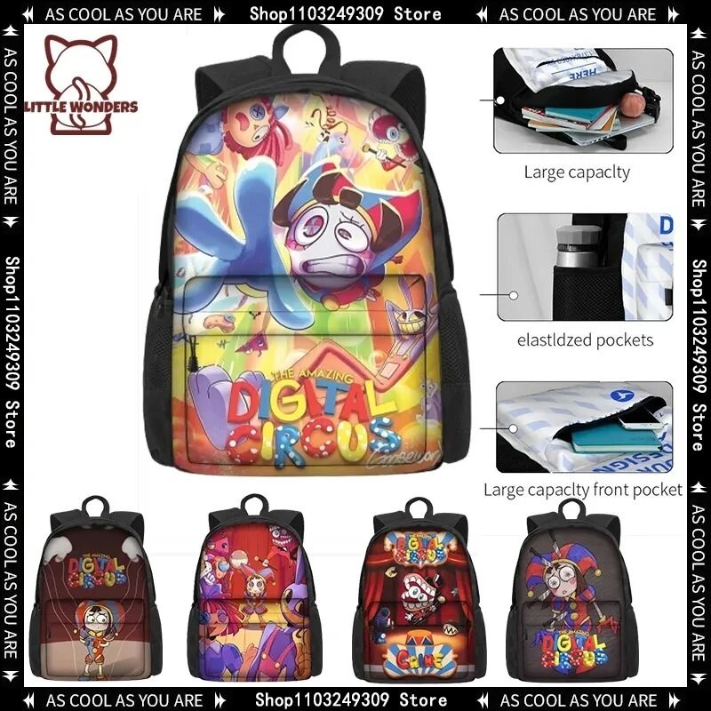 The Amazing Digital Circus School Backpack Jax Backpack Digital Circus ...