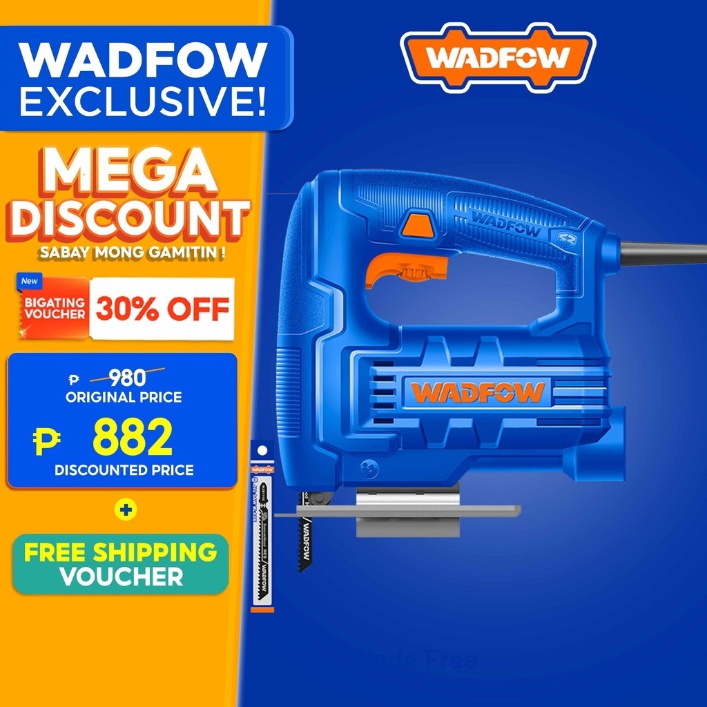 Wadfow Heavy Duty Jig Saw Power Tools Jigsaw 400W | Shopee Philippines