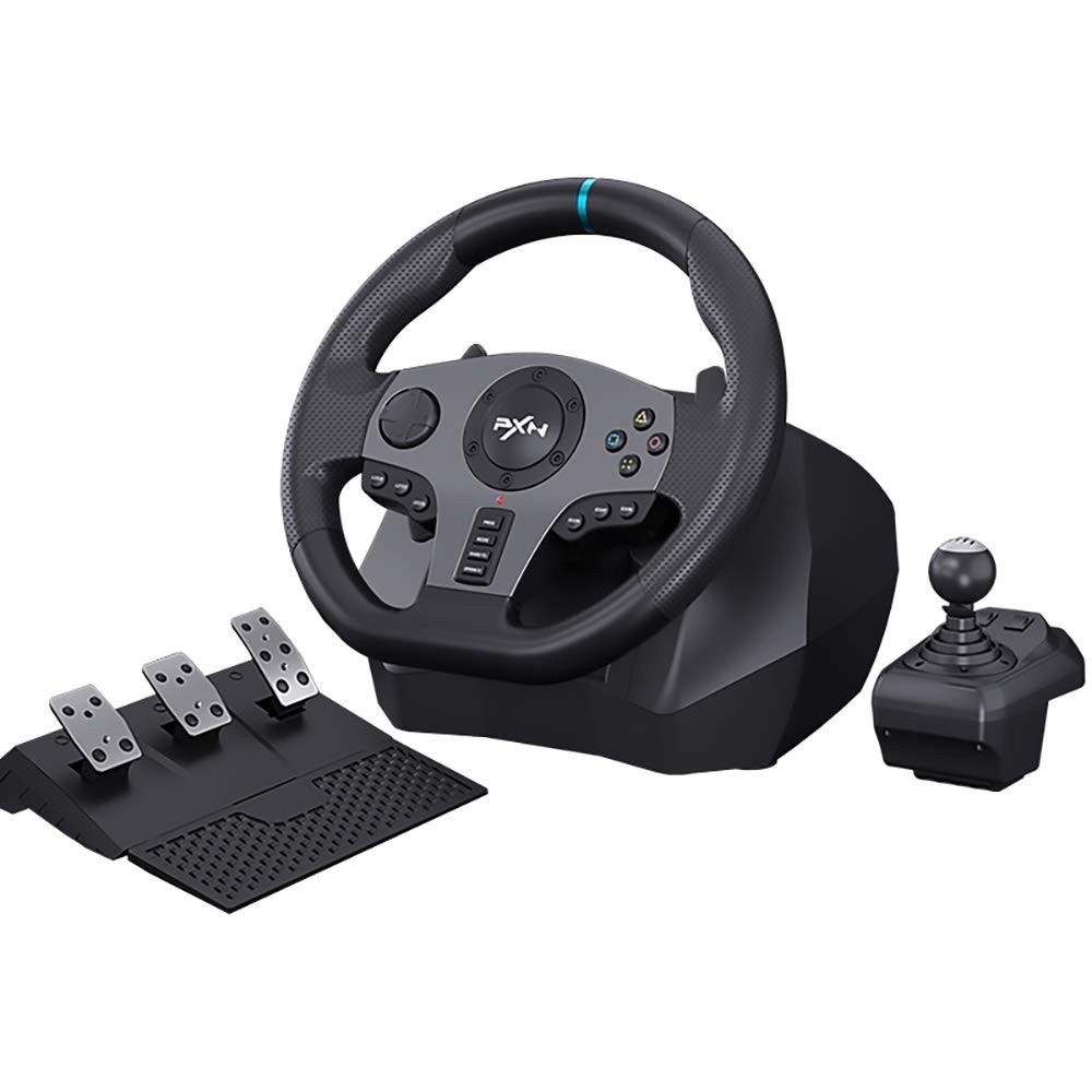 PXN V9 V10 V12 V12lite V99 Racing Car Gaming Steering Wheel With Pedals ...