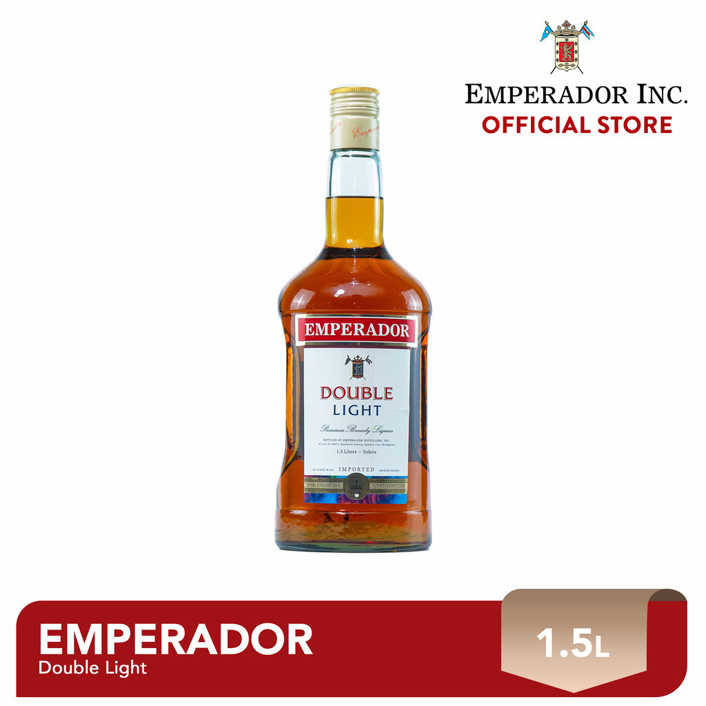 Emperador Double Light Brandy 1.5L | Shopee Philippines