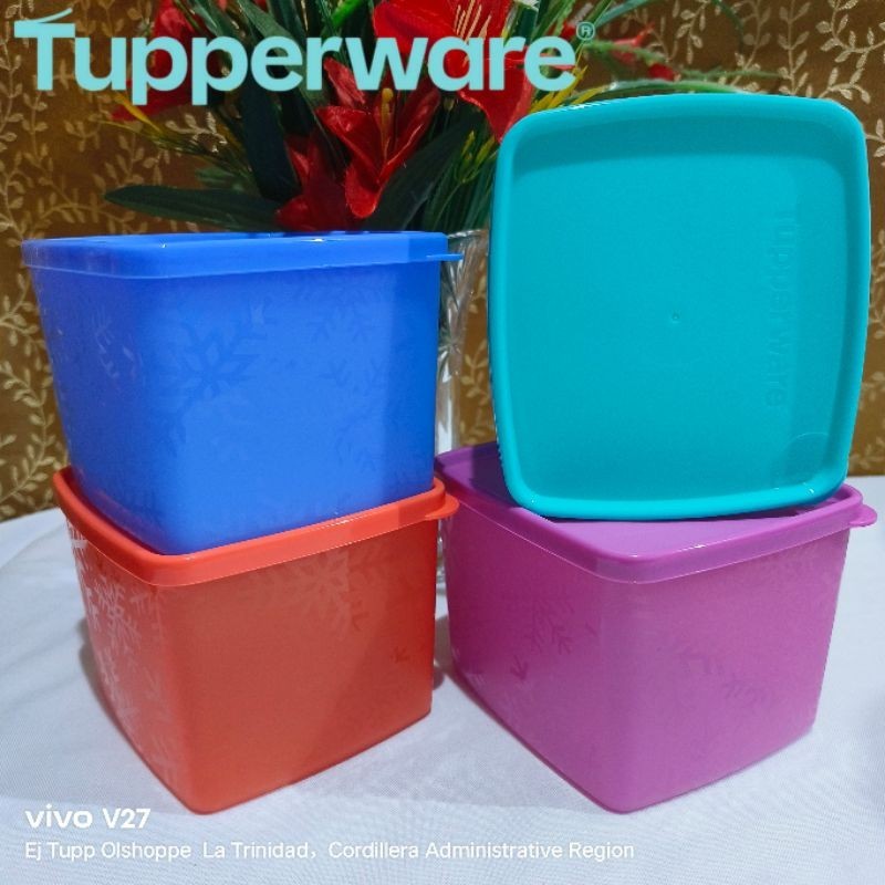 Tupperware Medium Square Rounds 800ml (1pc) Read description before ...