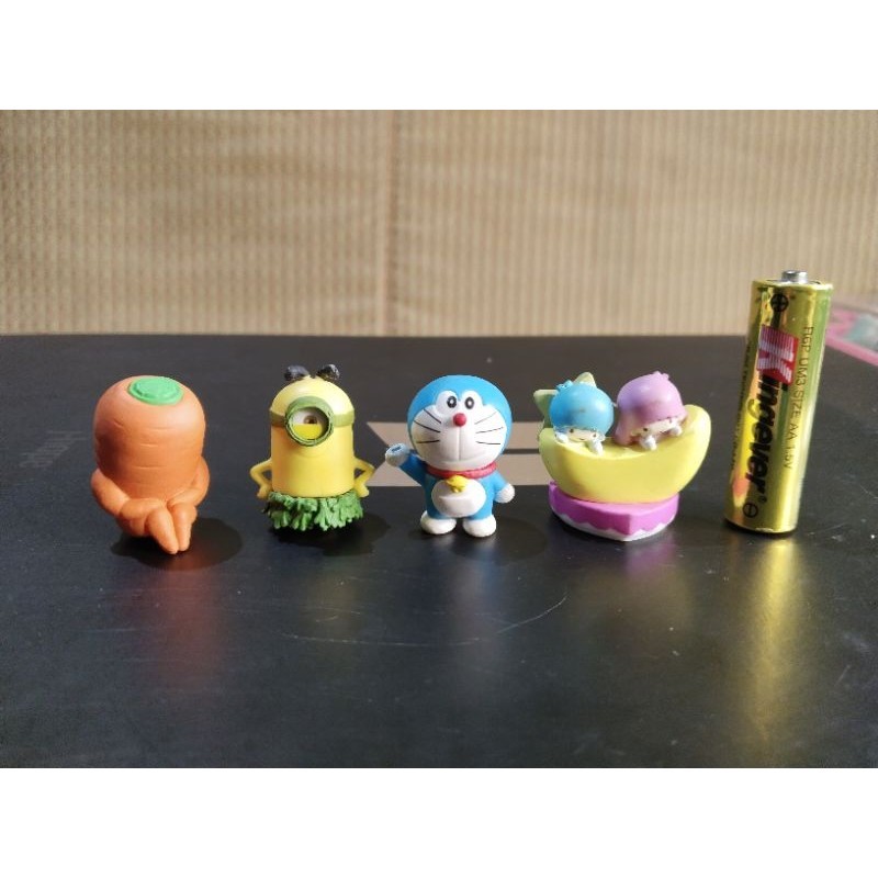 Miniature Doraemon minion Figure set | Shopee Philippines