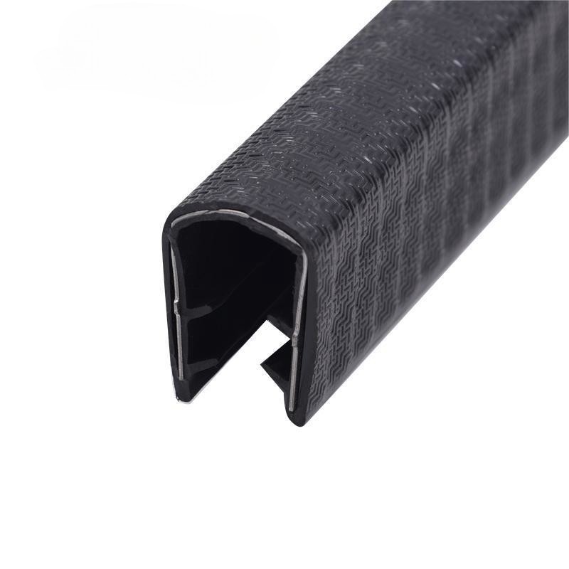 Custom Extruded Moulding Flexible Pvc Rubber Edging Strip For Sheet ...