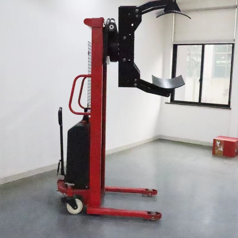 Electric pallet stacker 1000-2000kg Forklift Paper Roll Clamp | Shopee ...