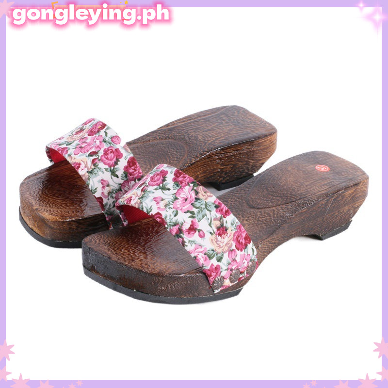 DL New ladies kimono, wild clogs, Chinese style slippers, wooden shoes ...