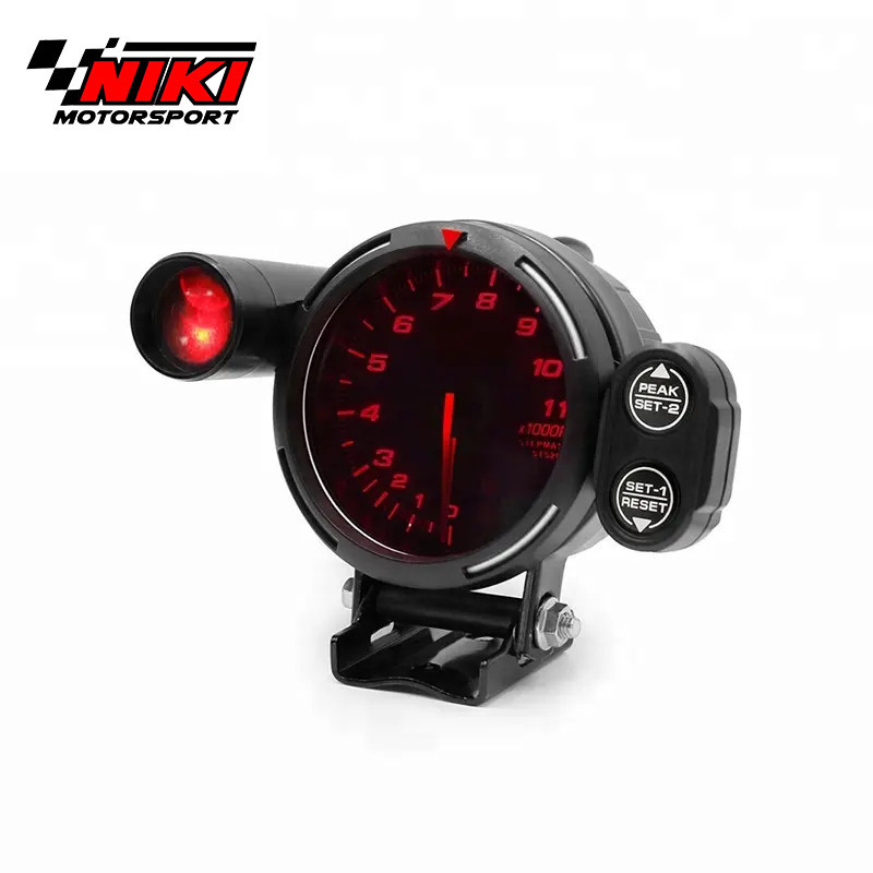 80MM Tachometer RPM Gauge High Speed stepper motor 7 Colors 0-11000 RPM ...