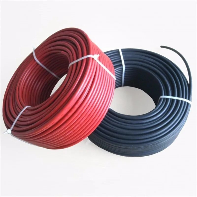 EU Stock TUV Approval 10m/roll Solar Cable Wire 1500V 4mm2/6mm2 12 ...