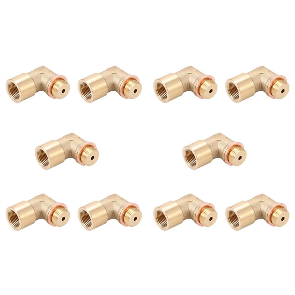 ⓥ10X Angle 90° Lambda O2 Oxygen Sensor Extender Spacer for Decat ...