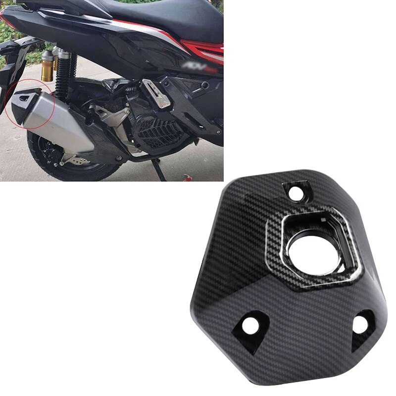 ☭ADV150 Motorcycle Exhaust Pipe Cover Decorator Exhaust Port Protective ...