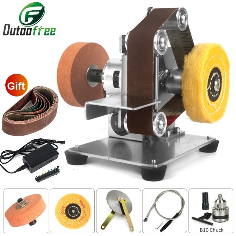 Multifunctional Grinding Machine Belt Grinder Mini Electric Belt Sander ...