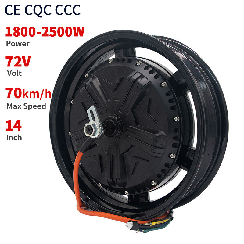 72V electric motor moped motor disc brushless DC hub motor for electric ...