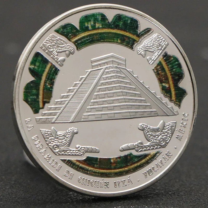 Maya Silver Commemorative collect Coins Mexico Prophecy Calendar ...