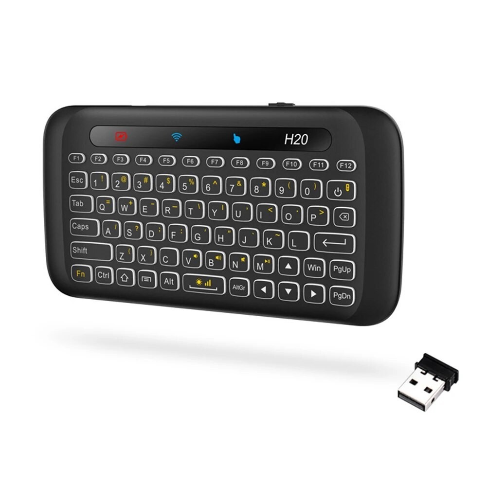 2.4GHz Wireless Keyboard IR Leaning Remote Control Touch Screen ...