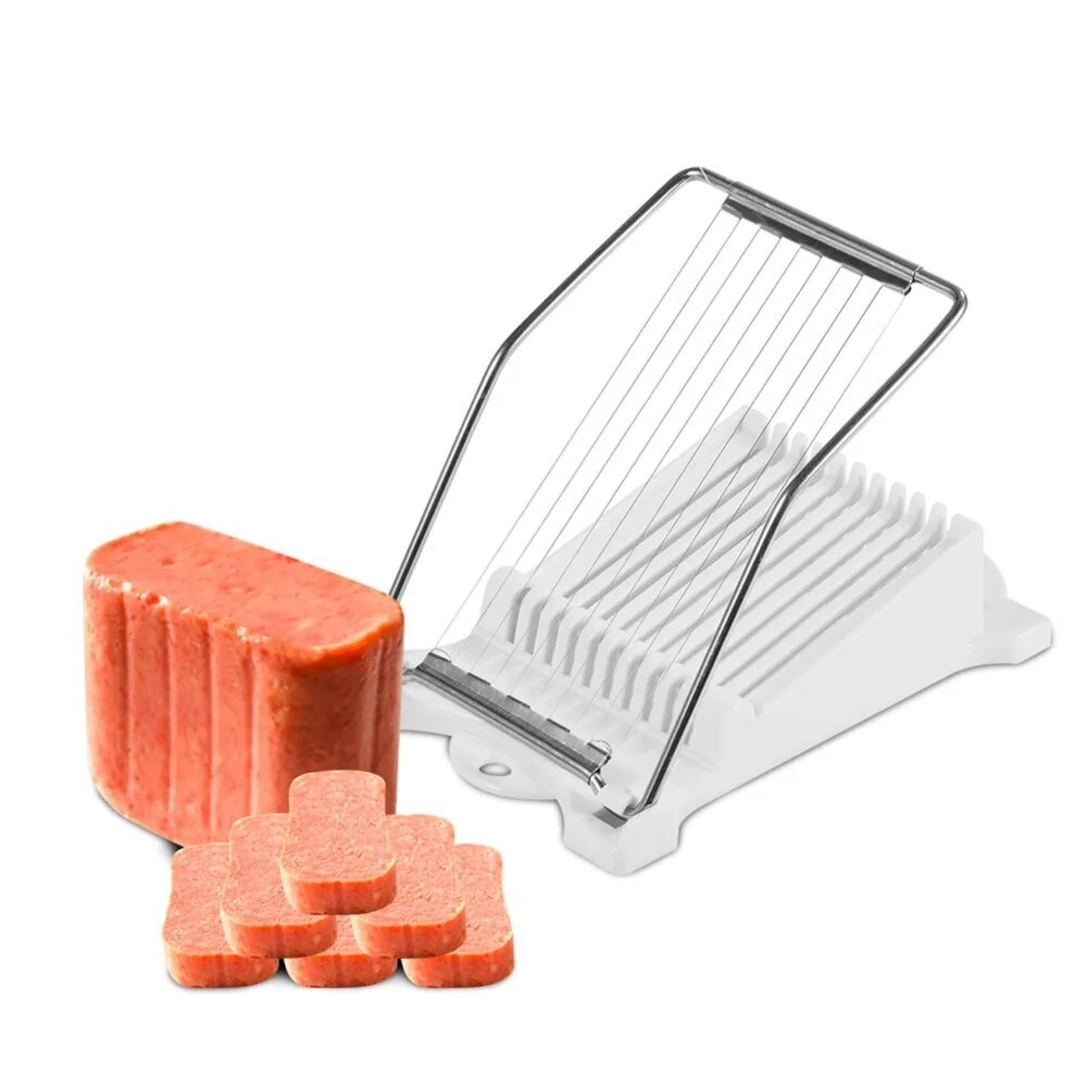 Stainless Steel Wires Luncheon Meat Ham Cheese Cutter Fruit For Egg ...