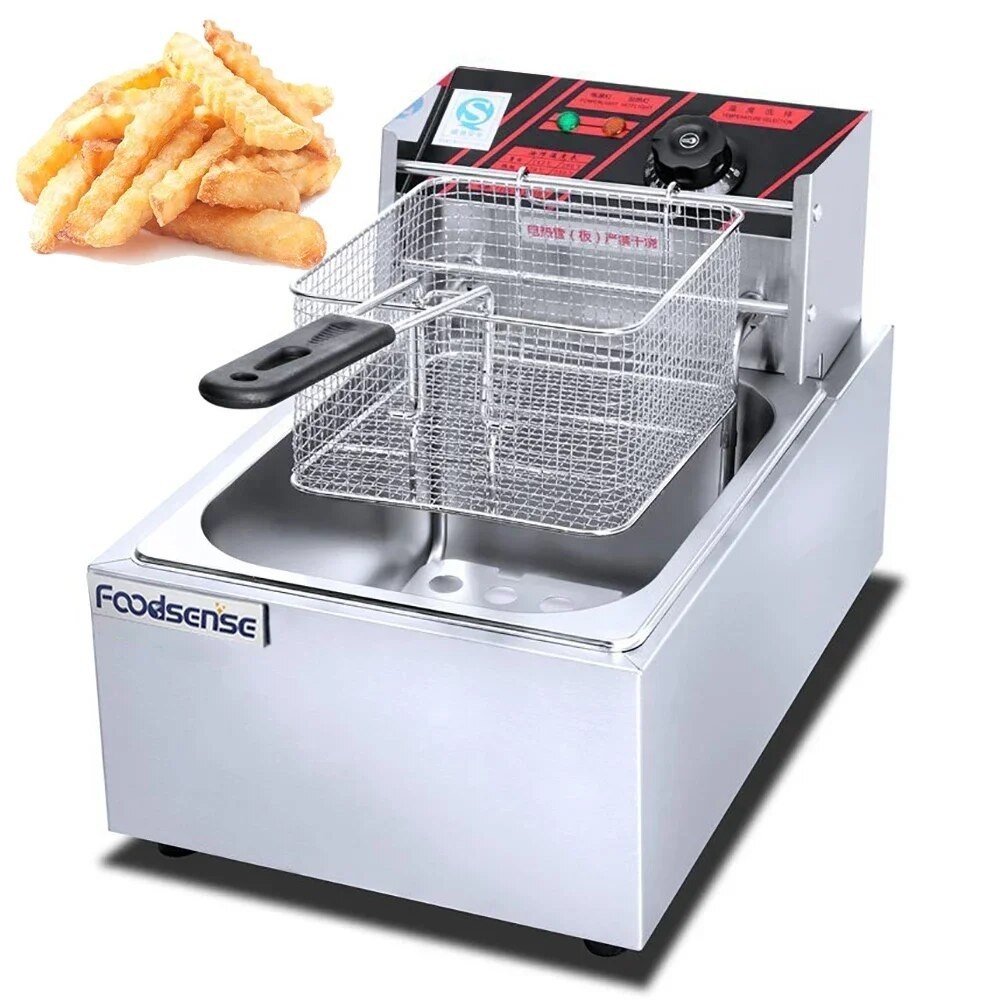 Commercial fish potato plantain chips fats fryer frying machine ...