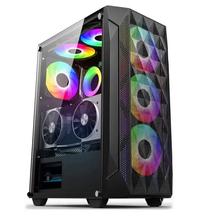 NBVW Full Tower Computer Pc Gaming Case Gaming Cabinet Cpu Case ...