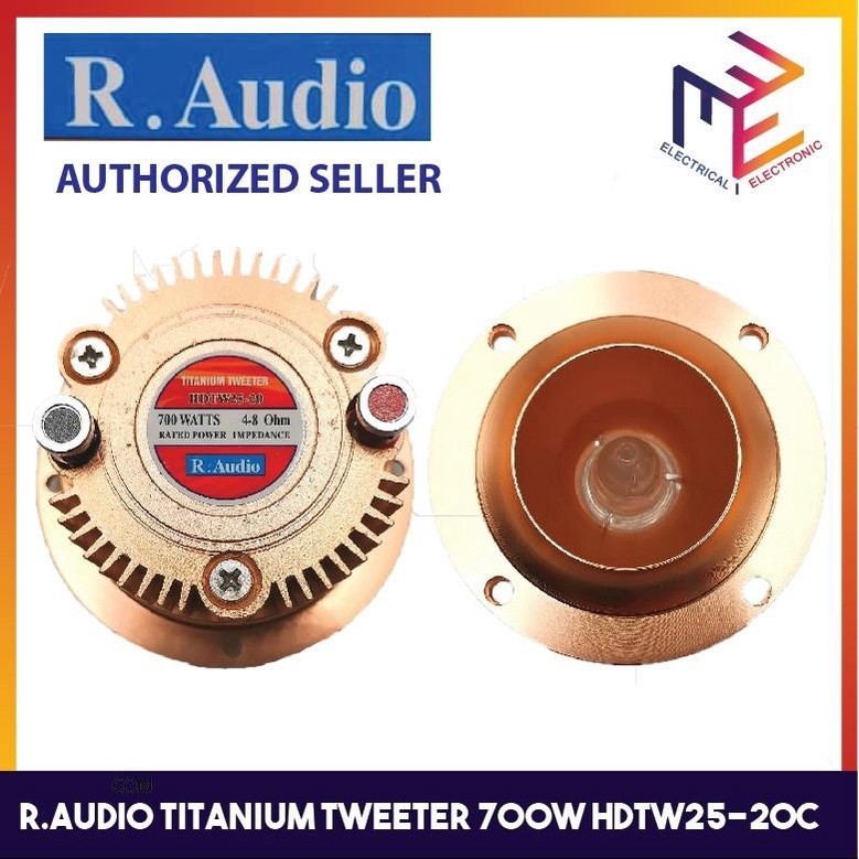 R.Audio by Winland Titanium Tweeter 700W HDTW25-20C | Shopee Philippines