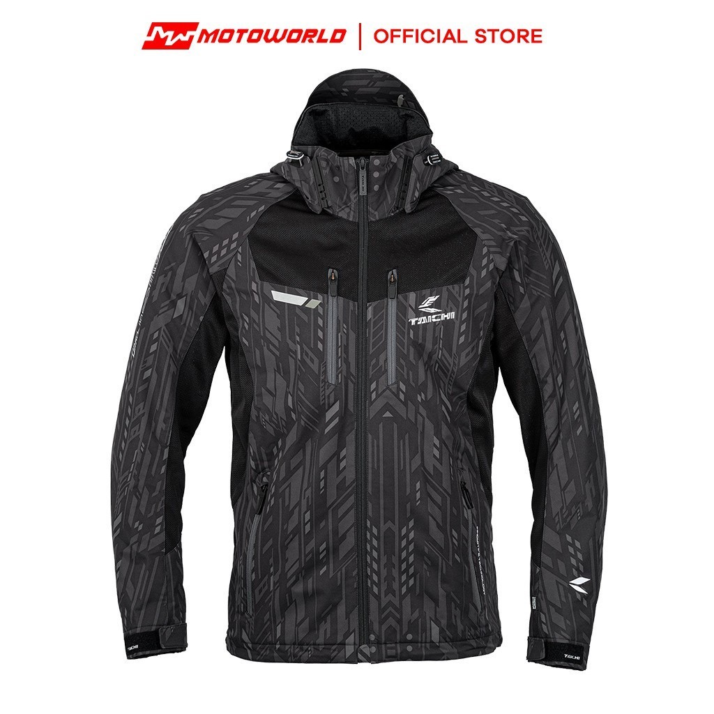 RS TAICHI Men's Motorcycle Textile Riding Jacket RSJ328 Air Parka ...