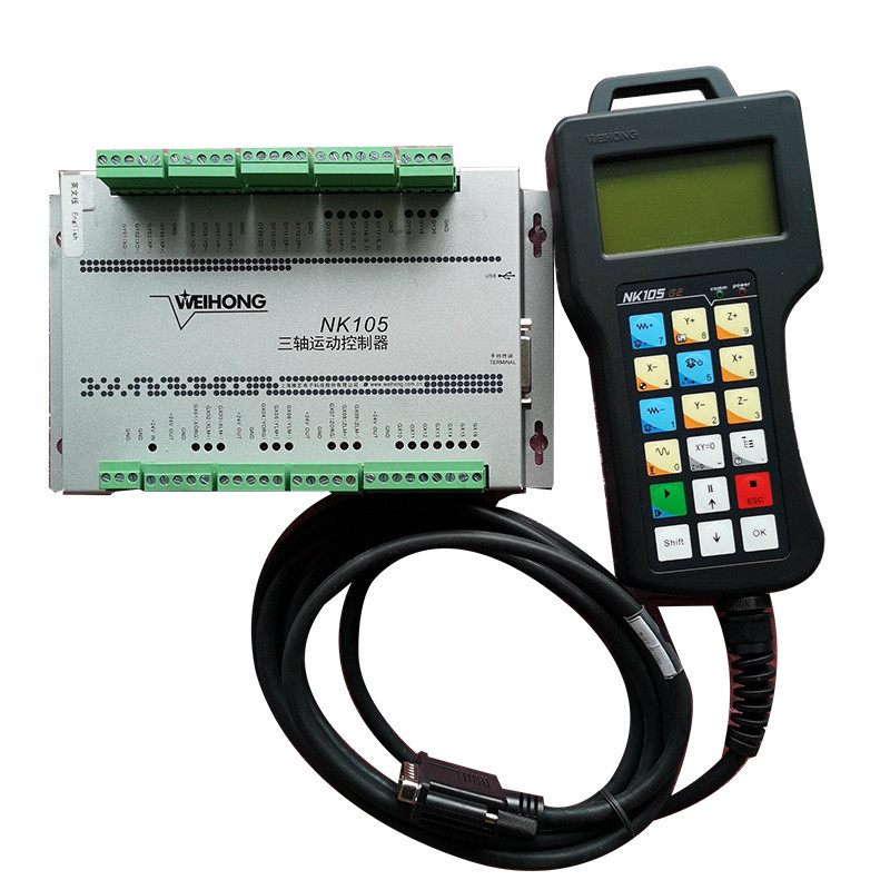 NK105 G2 NK105 G3 handle engraving machine motion control system 3-axis CNC controller for CNC ...