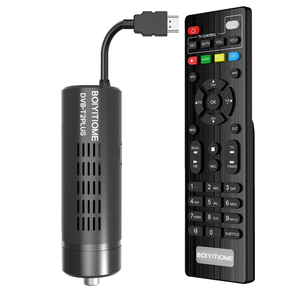 Haohsat DVB-T2Plus TV Stick 4K HEVC DVB Digital Terrestrial Decoder DVB ...
