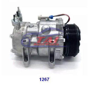 Compressor 7V16 1267, 964540480, 9655421680 1782502524 Auto AC Air ...