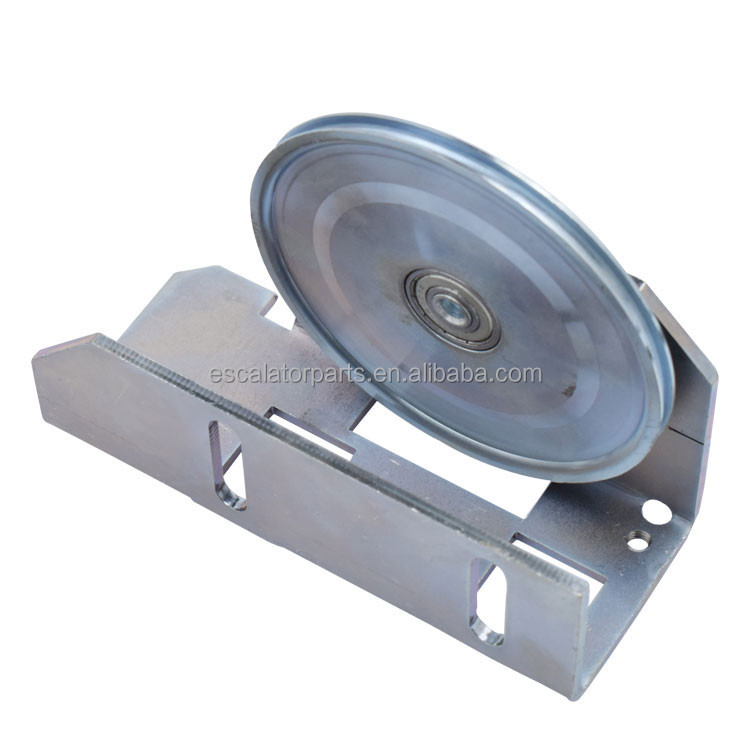 Elevator Car Door Steel Wire Rope Roller Pulley D116MM Right Side 150* ...
