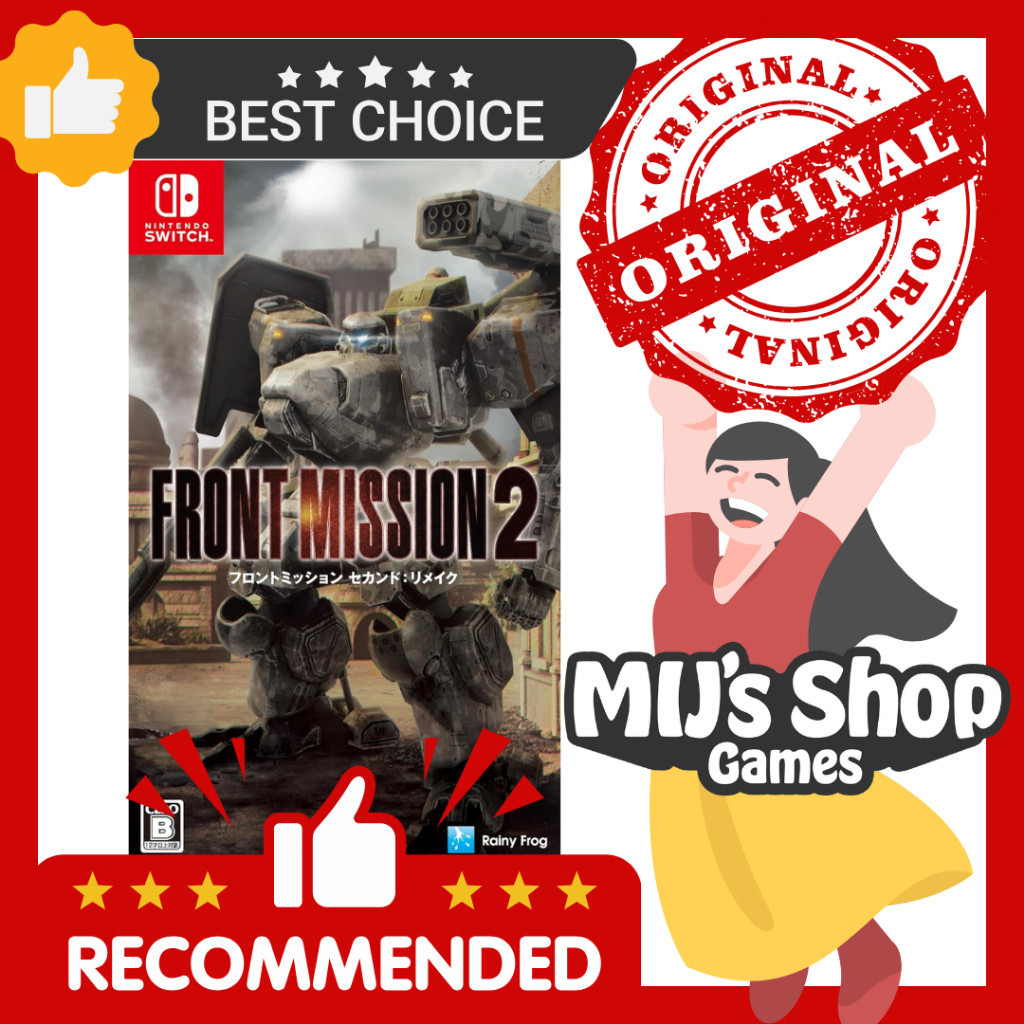 Front Mission Second: Remake -Switch [ Playable in English ] 【Direct from japan】 | Shopee ...