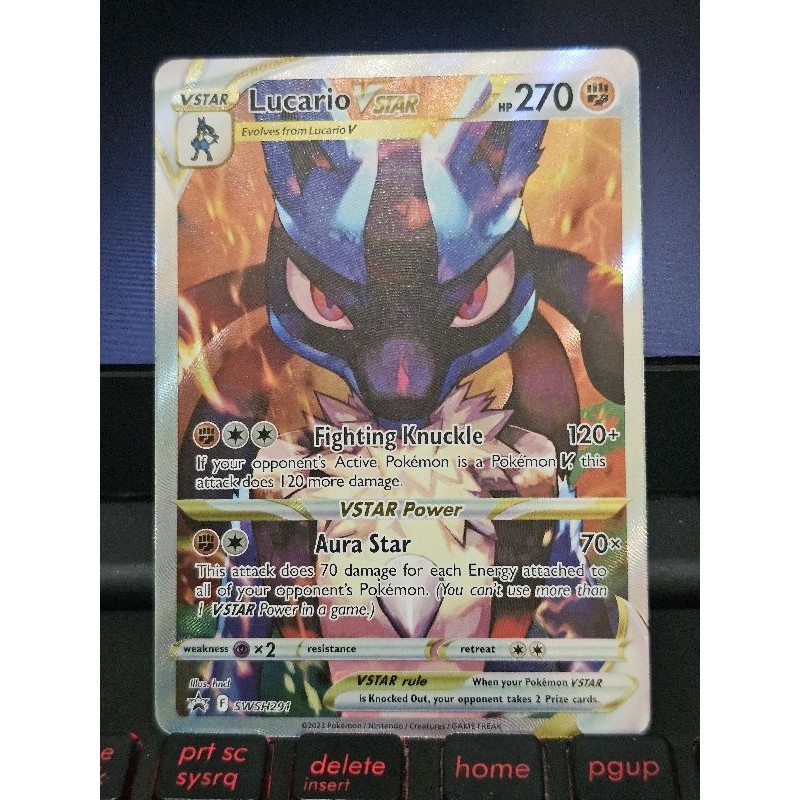 Lucario VSTAR - SWSH291 - Promo | Shopee Philippines