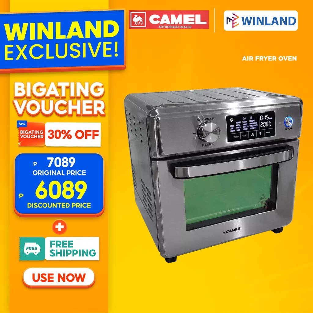 Camel by Winland Air Fryer Oven 22L/1780W Digital with Stainless ...