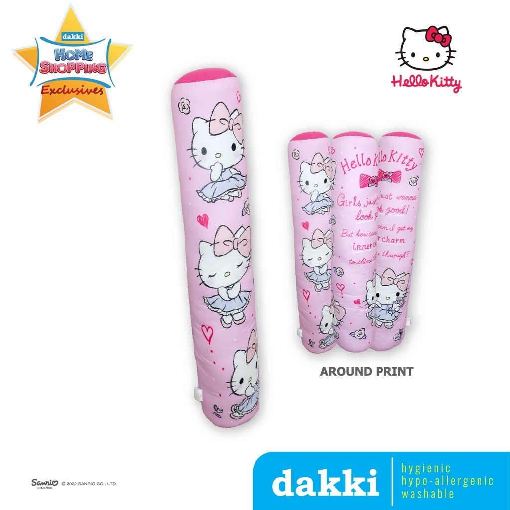 Dakki 7" x 36" Hello Kitty Inner Charm Panel Jumbo Bolster | Shopee ...