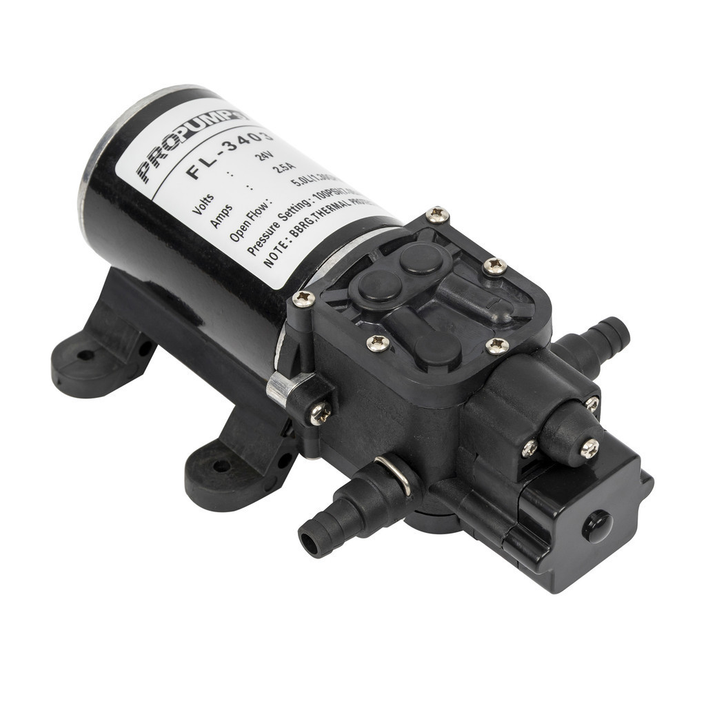 Propumps FL-3206 12v 24v 6lpm 65psi High Pressure Battery Powered 12 ...