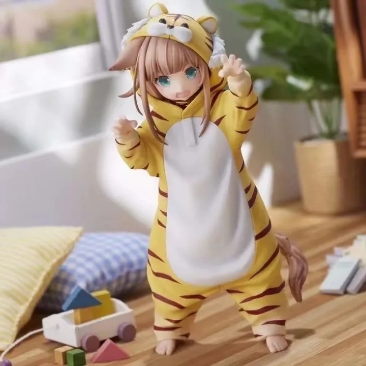 Dress up and play the role of a tiger Kawaii Kinako Anime Girl Figure ...