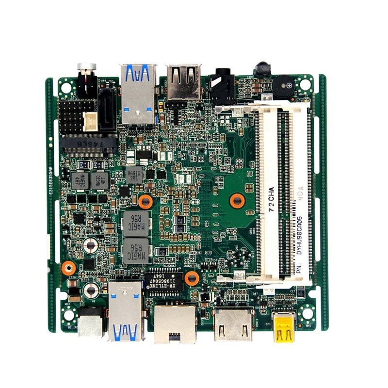 WRVH intel nano nuc dual display i3 i5 i7 processor motherboard for ...