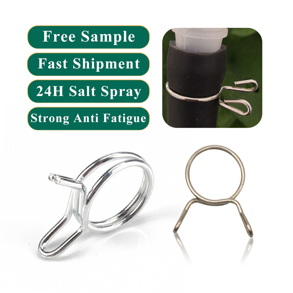 Stainless Steel Torsion Spring Double Wire Spring Fuel Hose clamp ...