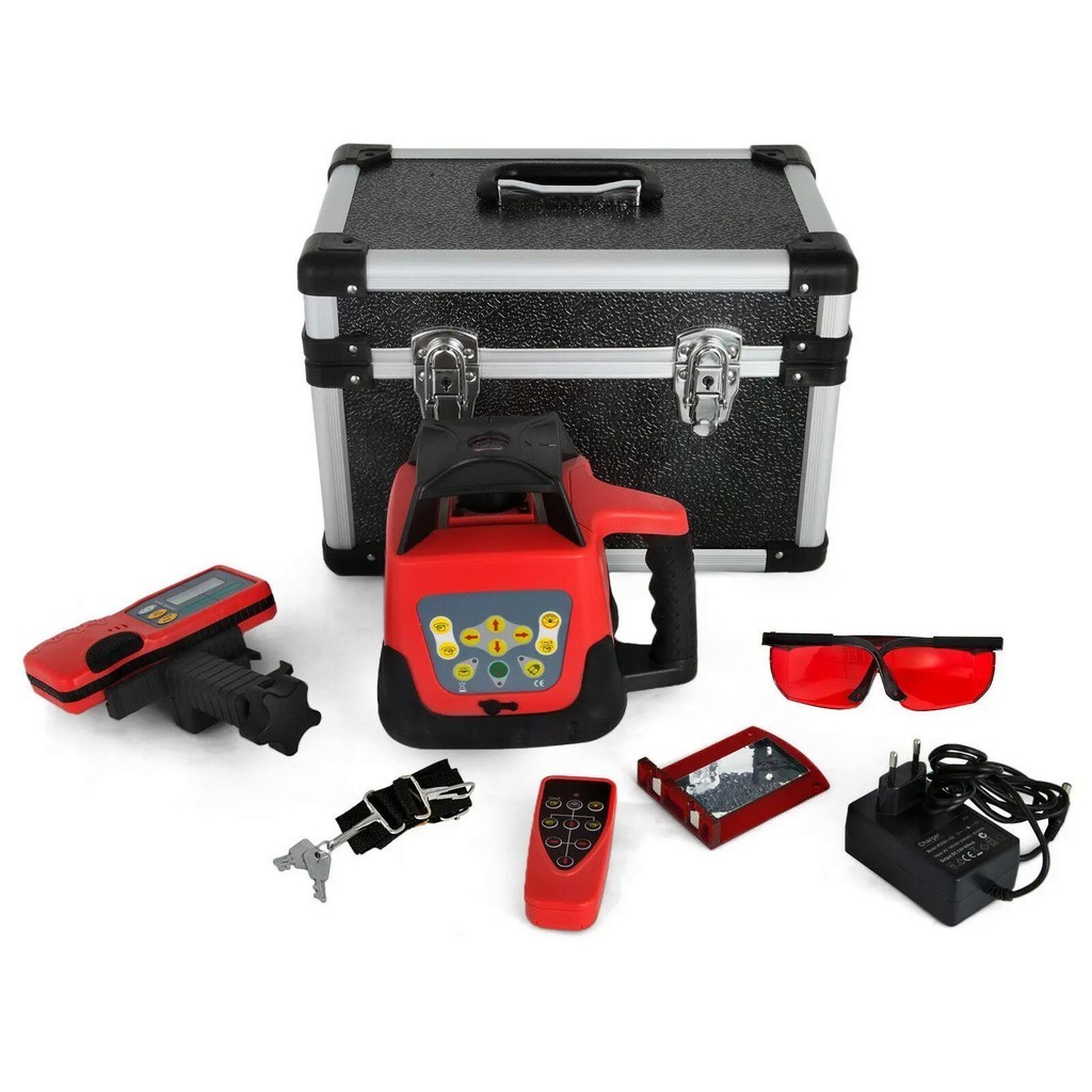 Rotary Laser Level Red Beam Self Leveling Measuring Automatic With ...