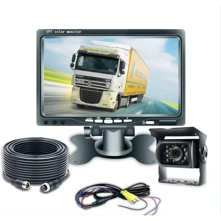 7 Inch 1024*600 Ips Display 2ch Ahd 1080p Reversing Night Vision Camera ...