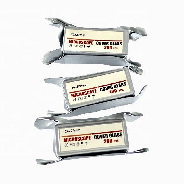 24*24 Laboratory Medical Histology Prepared Coverslip Cover Glass ...