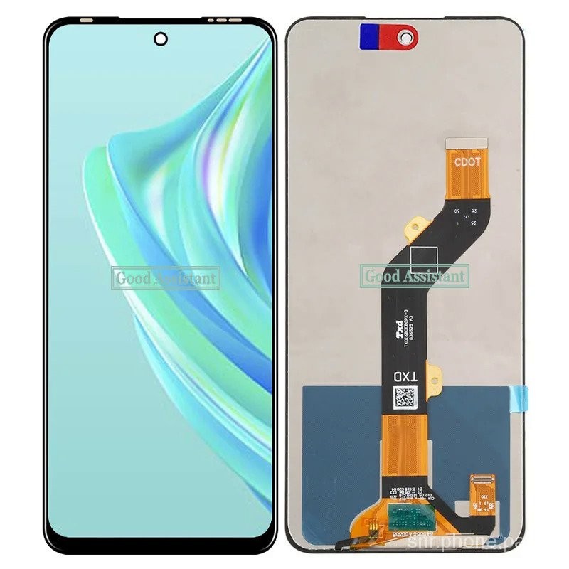 6.82" Black For Infinix Hot 20 Play X6825 LCD Display Touch Screen ...
